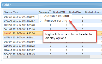 Interact with Grids and Charts